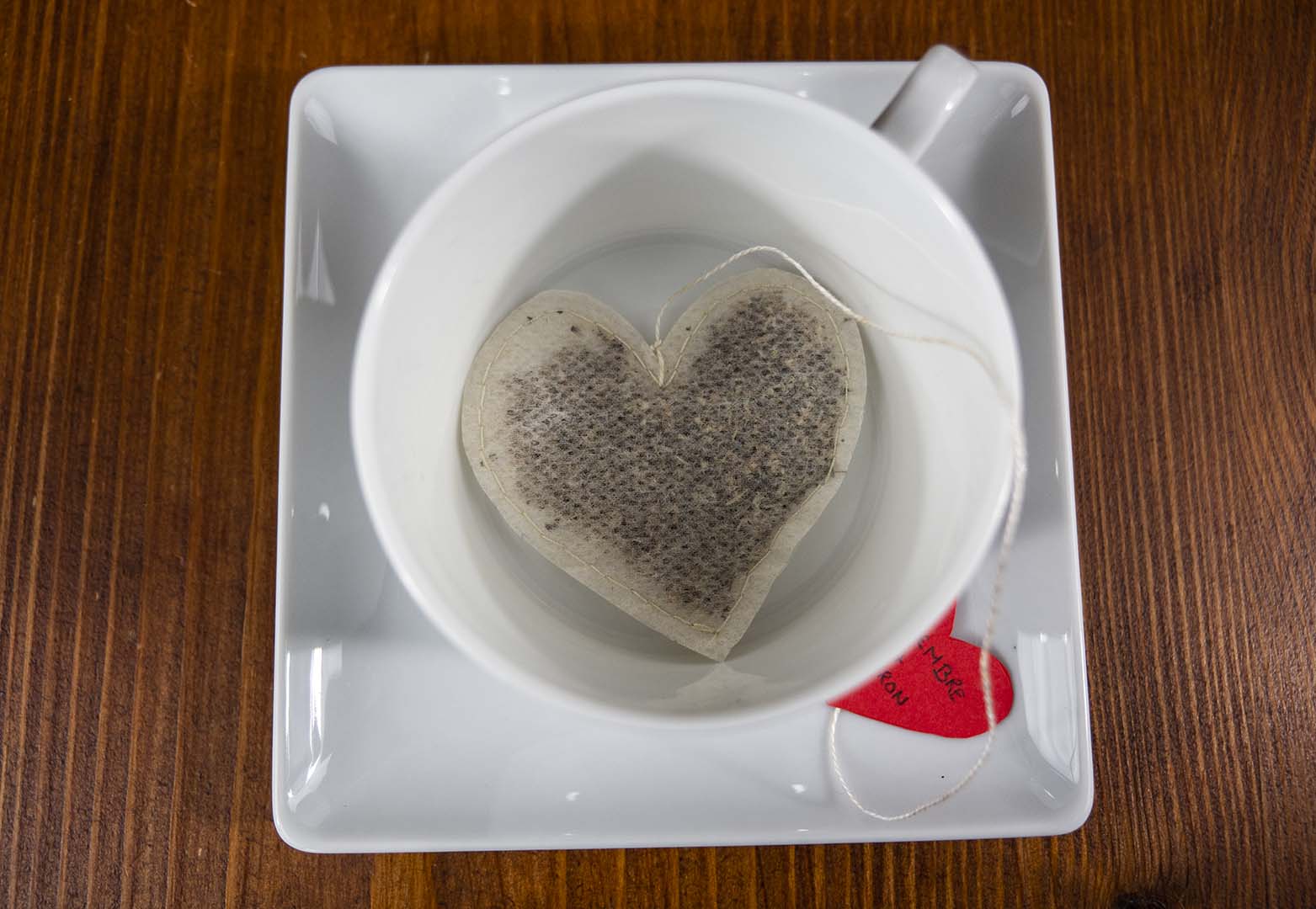 DIY Comment faire un sachet de thé cœur